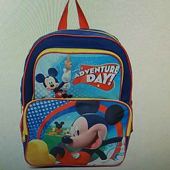 Disney | Other | Mickey Mouse 3 Piece Backpack Set | Poshmark